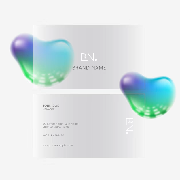 Translucent Business Cards – 24printing.ae